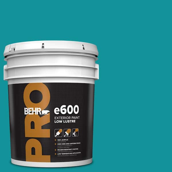 BEHR PRO 5 gal. #500B-6 Peacock Feather Low Luster Exterior Paint ...