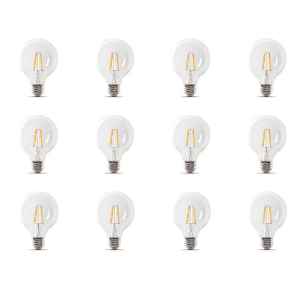Reviews for Feit Electric 40-Watt Equivalent G25 Globe Dimmable Filament ENERGY STAR Clear E26 ...