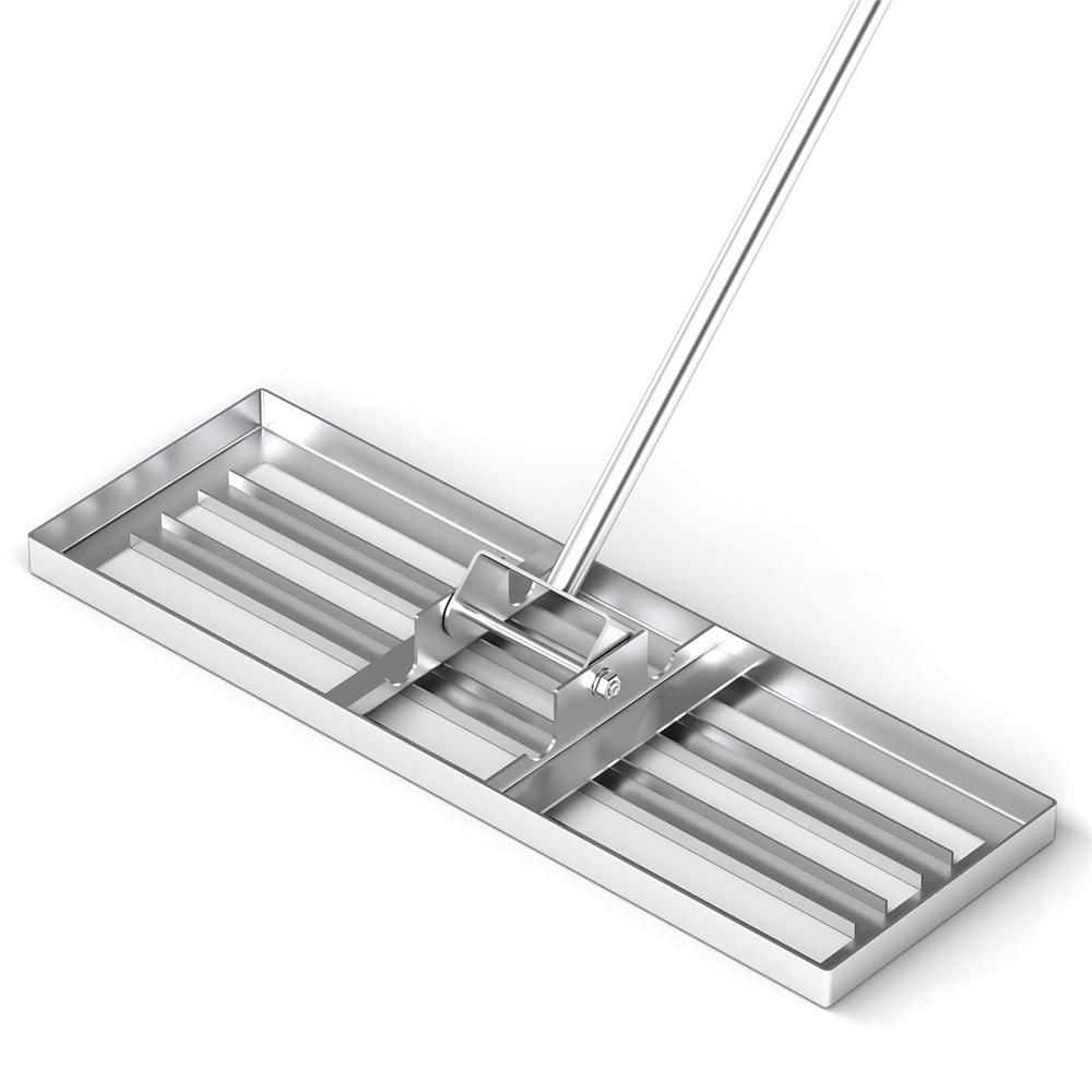 Costway 67 in. Lawn Leveling Rake Heavy-Duty Level Lawn Tool for Garden ...