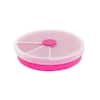 Wham 9.5 in. Round Organizer Box in Fuchsia 23507 - The Home Depot