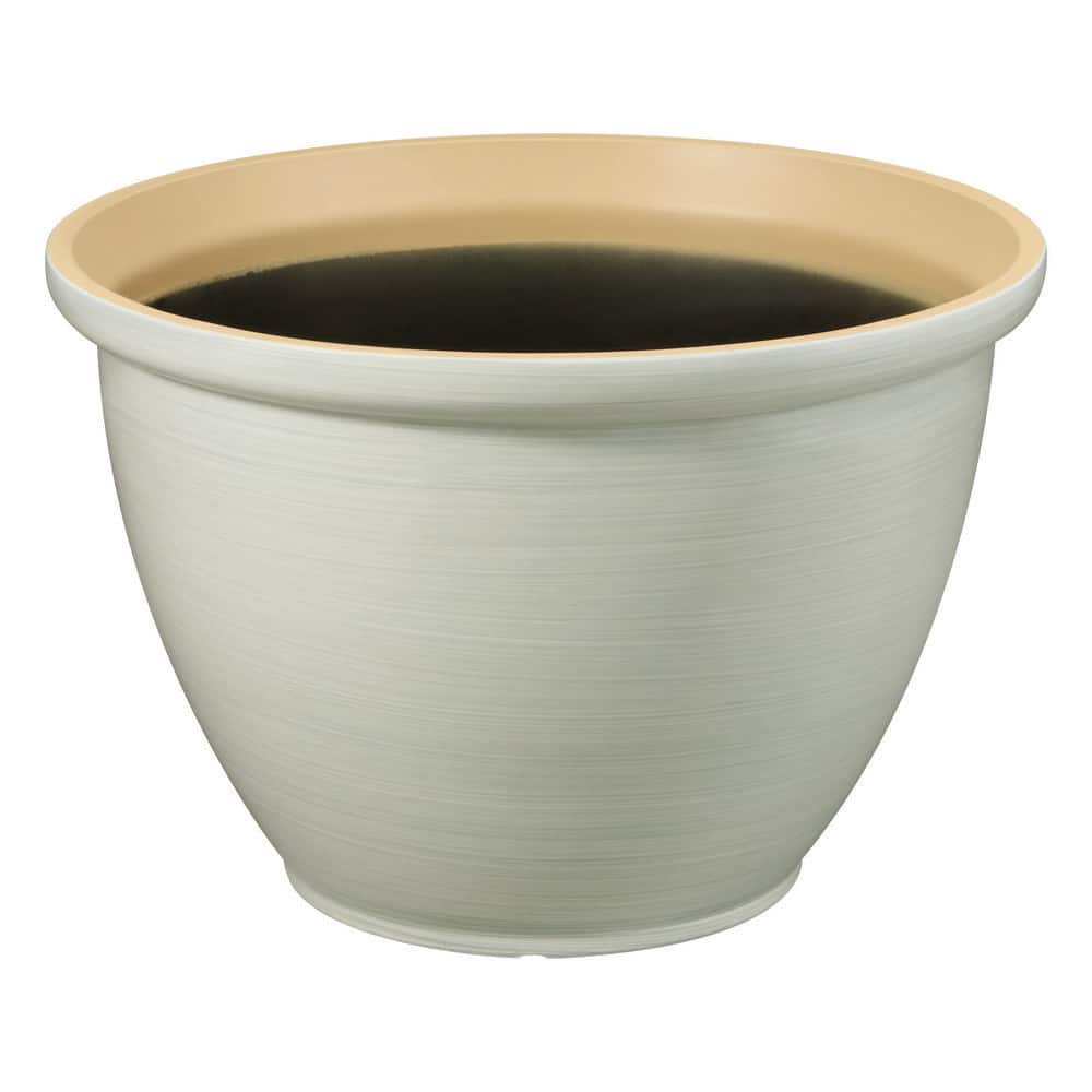 Reviews for Vigoro 18 in. Giselle Cream Decorative Plastic Planter ( 18 ...