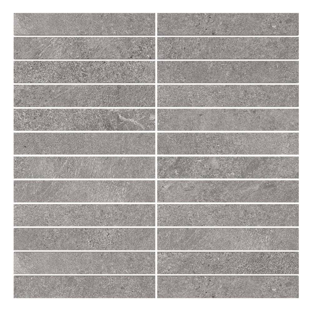 Ivy Hill Tile Monolith Slate Gray 3.93 in. x 0.35 in. Stacked Matte ...