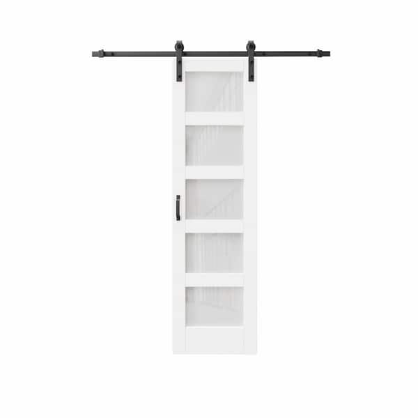 Reviews for ARK DESIGN 24 in. x 80 in. 5-Lite Tempered Frosted Glass ...