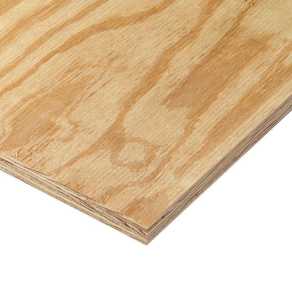 23/32 in. x 4 ft. x 8 ft. CDX Pressure-Treated Southern Pine Plywood ...