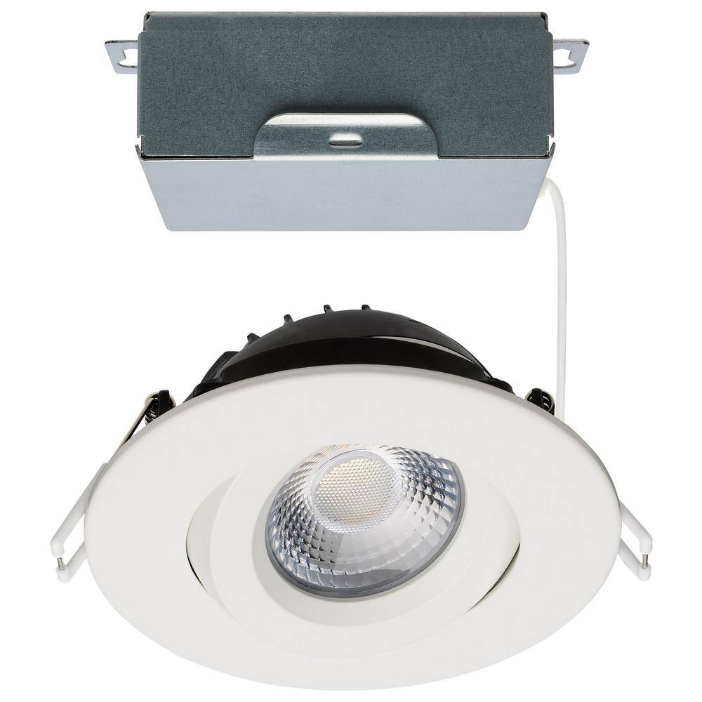 SATCO ColorQuik 4 in. Adjustable CCT Canless New Construction IC Rated ...