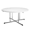 Lifetime White Granite Round Folding Table 25402 - The Home Depot