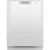 GE 24 in. Built-In Tall Tub Front Control Dishwasher in White with ...