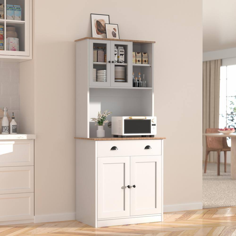 VEIKOUS Kitchen Pantry Organizers with Adjustable Shelves, Buffet ...