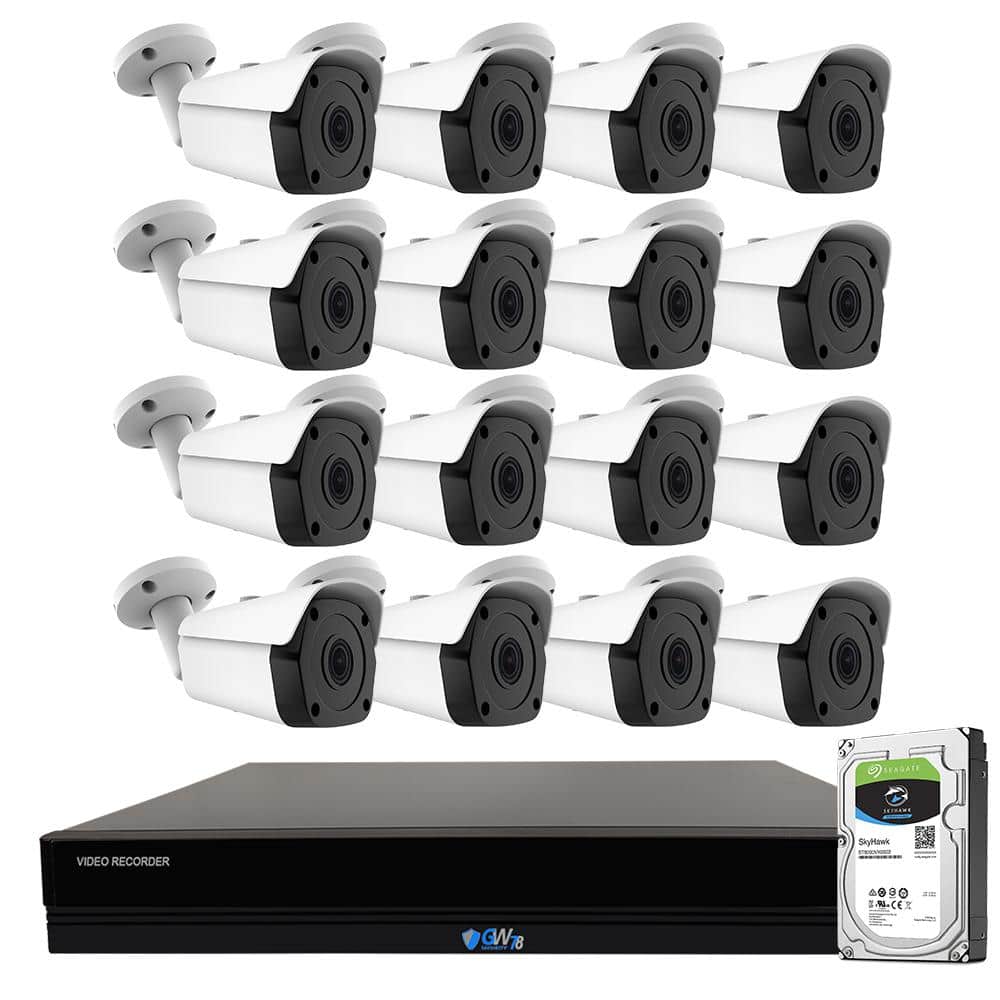 GW Security 16-Channel HD-Coaxial 5MP Surveillance Security Cameras ...
