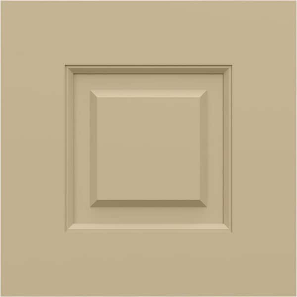 Ekena Millwork 12 in. W x 12 in. H True Fit PVC Raised Panel Shutters ...