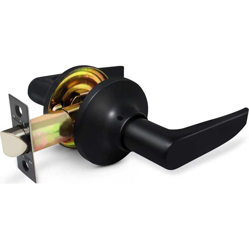 Premier Lock Matte Black Light Commercial Duty Passage Door Handle ...