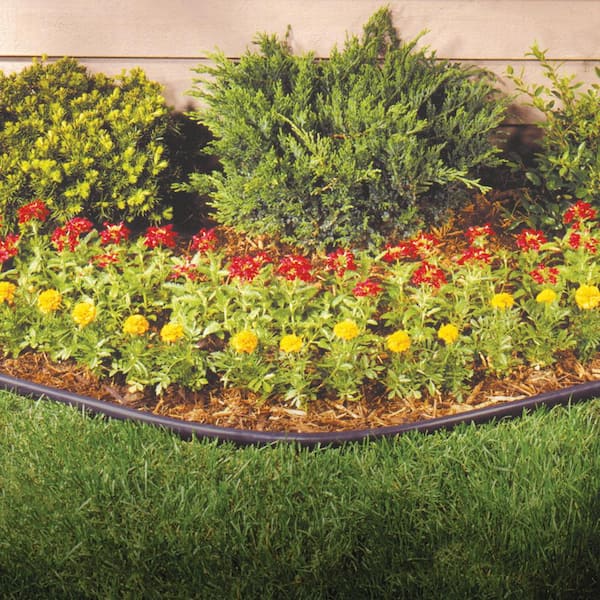 Vigoro 50 ft. Eco Edge Lawn Edging - Black CPLPCE5005PL - The Home Depot