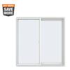 JELD-WEN 47.5 in. x 47.5 in. V-2500 Series White Vinyl Right-Handed ...