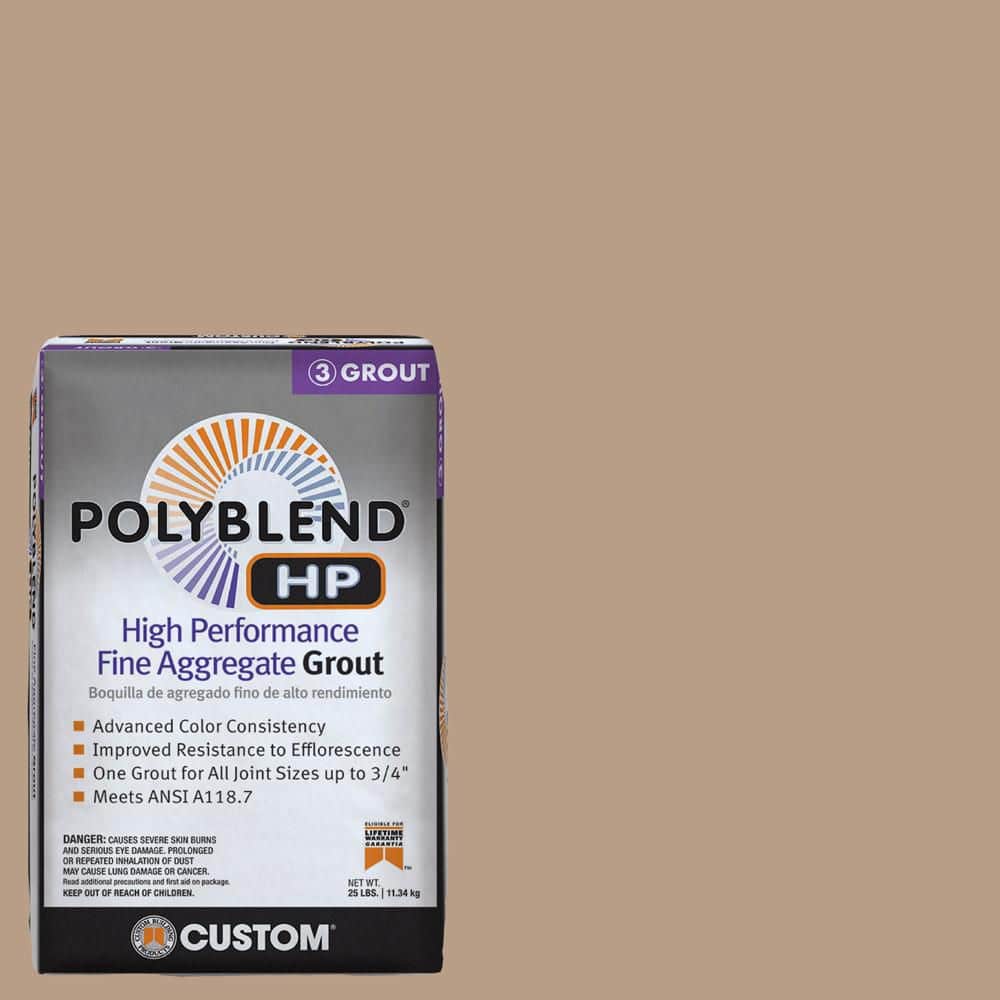 Custom Building Products Polyblend HP #380 Haystack 25lb High ...