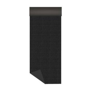 Diagona Designs Black-Hobnail 24 in. x 18 ft. Utility Runner Rug ...