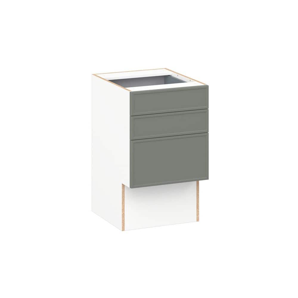 J COLLECTION Fairview Moss Green Slim Shaker Assembled Vanity ADA ...