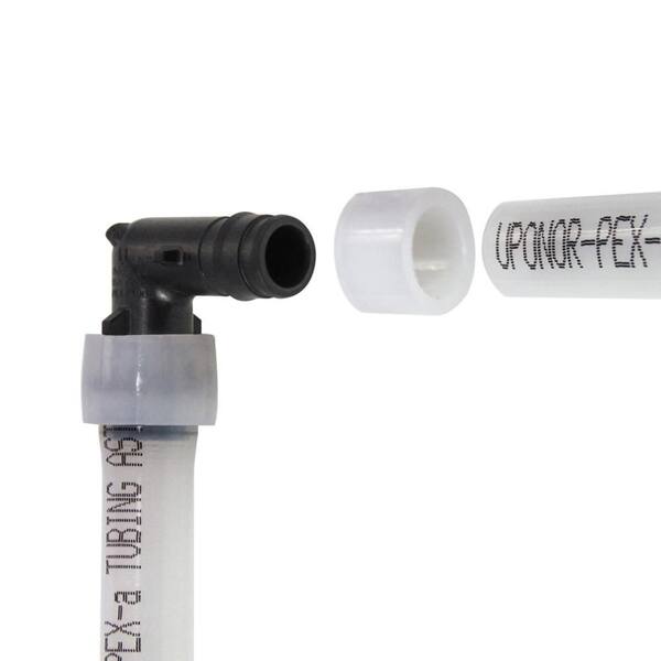 Uponor ProPEX 1/2 in. PEX-A Expansion Barb Engineered Polymer 90° Elbow ...