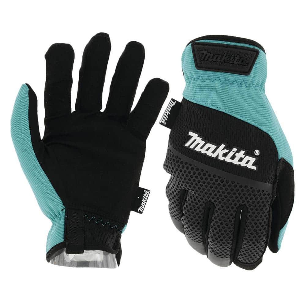 Makita Open Cuff Flexible Protection Utility Outdoor and Work Gloves ...
