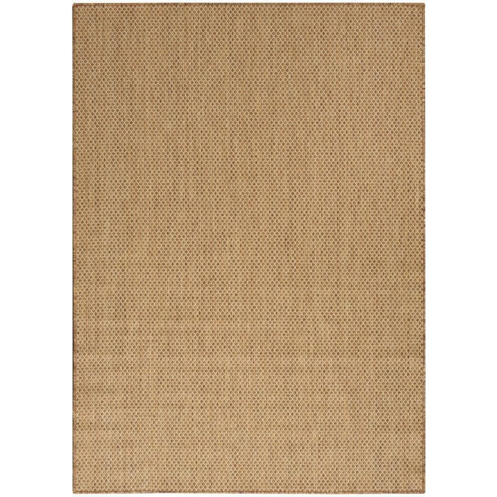 Nourison Courtyard Jute 4 ft. x 6 ft. All-Over Design Contemporary Area ...