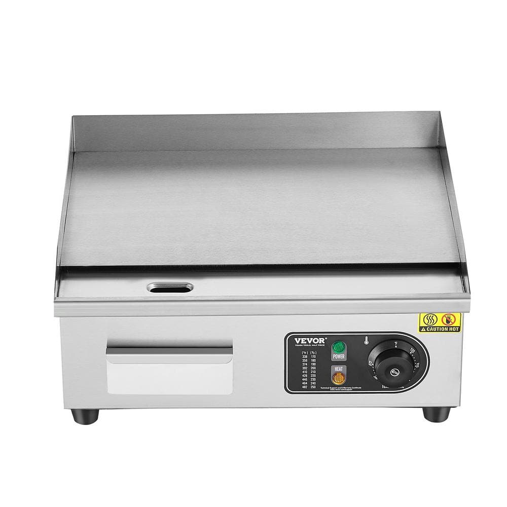VEVOR Commercial Electric Griddle 1700-Watt Countertop Flat Top Grill ...