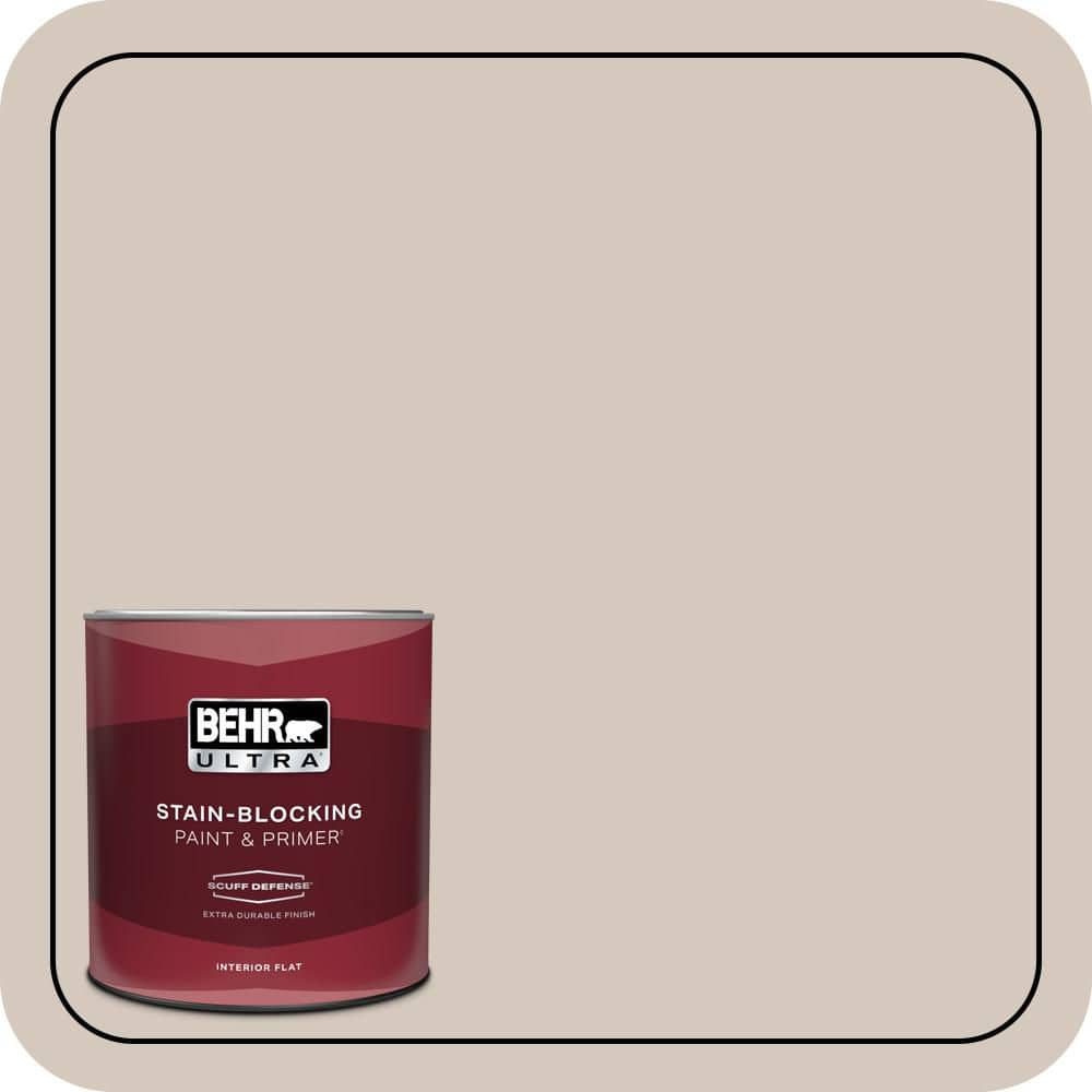 BEHR ULTRA 1 qt. #N230-2 Old Map Extra Durable Flat Interior Paint ...