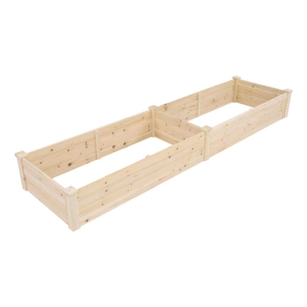 cenadinz Wooden Planting Frame Double Grid H-D0102H25RCG - The Home Depot