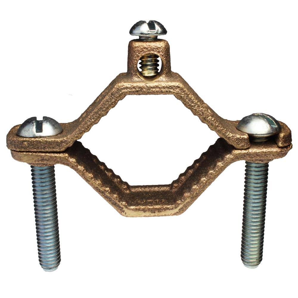 1-1/4 in. - 2 in. Bronze Ground Clamp (5-Pack)-C22DBAG1R - The Home Depot