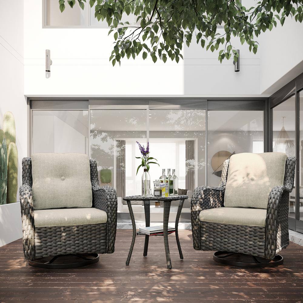 Have a question about JOYSIDE 6-Piece Wicker Patio Conversation Set ...