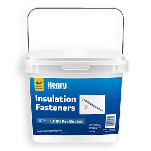 Henry Single-Ply Roofing Corrosion Resistant Self-Drilling Insulation ...