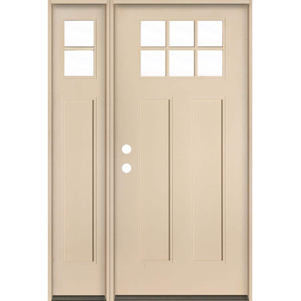 Krosswood Doors PINNACLE Craftsman 50 in. x 79 in. 6-Lite Right-Hand ...