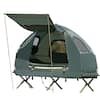 Alpulon 2-Person Portable Outdoor Camping Cot Tent with Air Mattress ...
