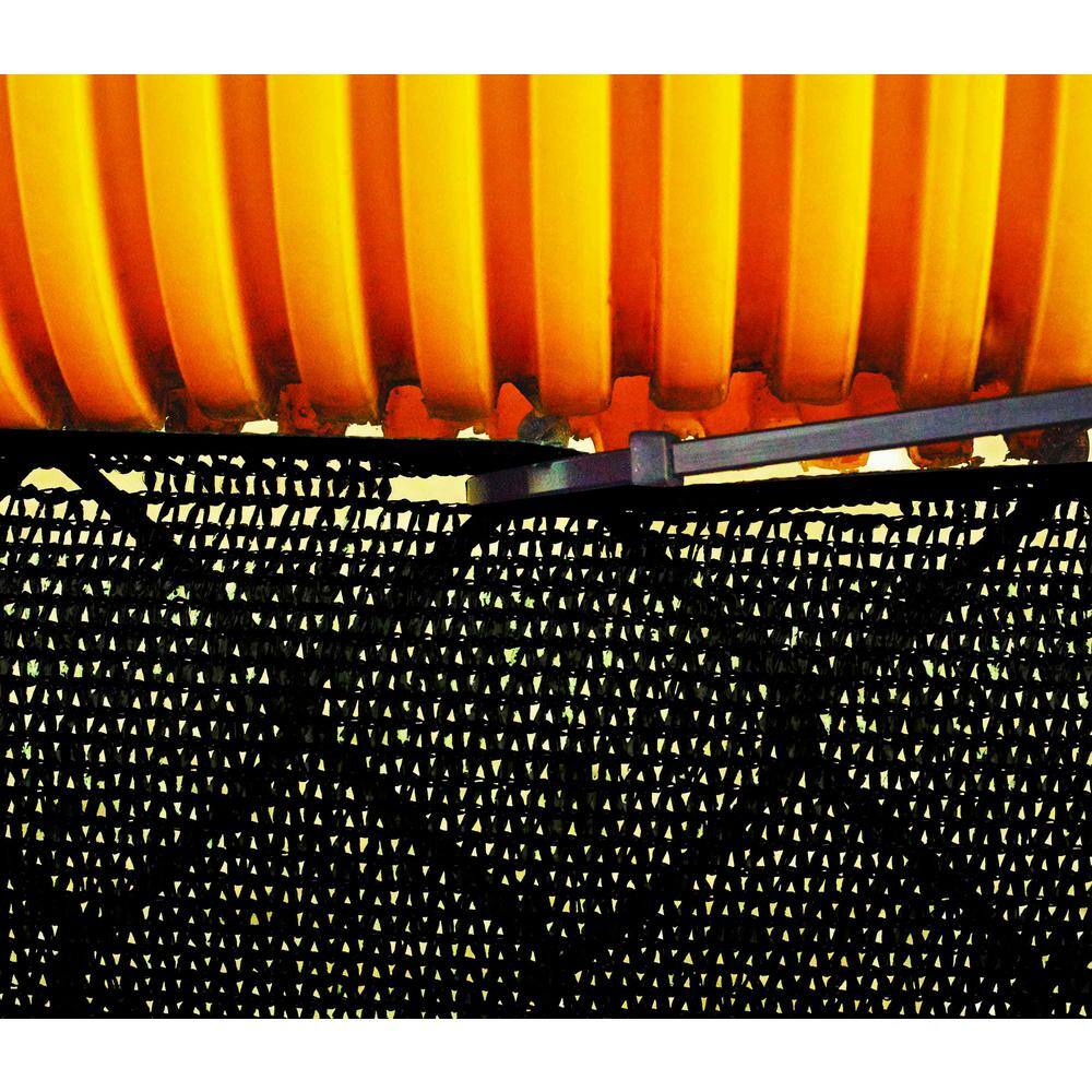 Buy 68 in. x 50 ft. Mesh Fabric Privacy Fence Screen with Integrated ...