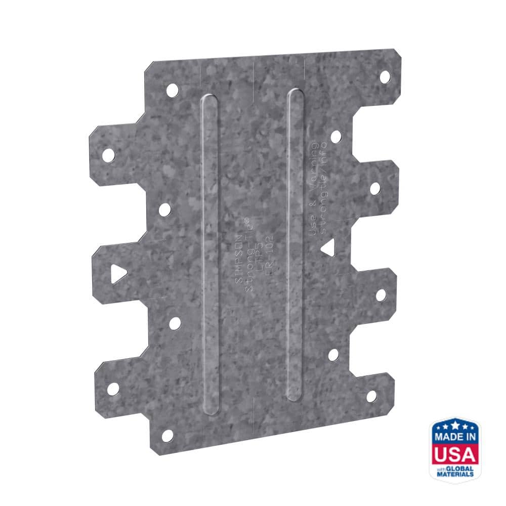 Simpson Strong-Tie LTP 4-1/2 in. x 5-1/8 in. Galvanized Lateral Tie ...