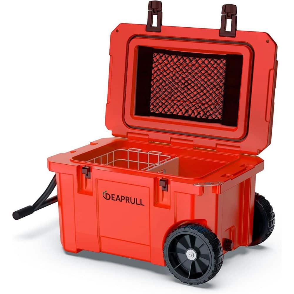 WTVWTV 55 qt. Hard Cooler, Ice Chests Portable Camping Coole, Leak ...