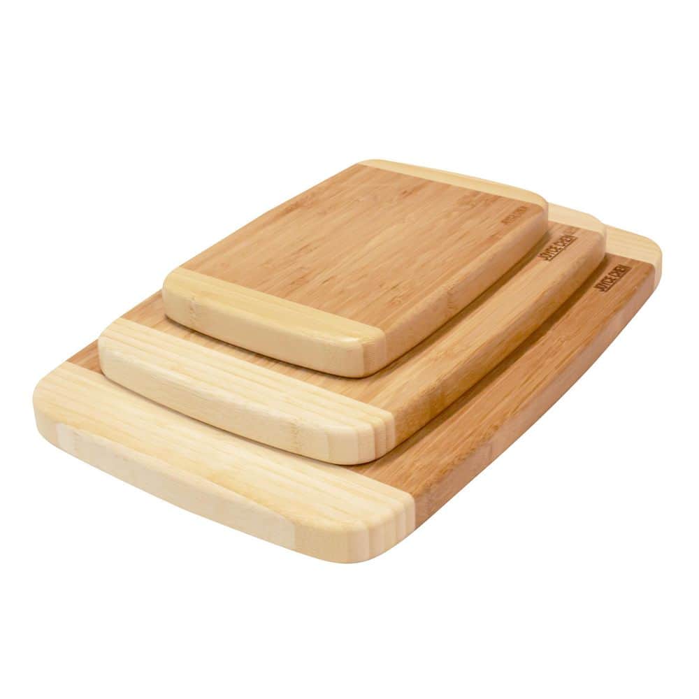 JOYCE CHEN 3-Piece Burnished Bamboo Cutting Board Set JCK002 - The Home ...