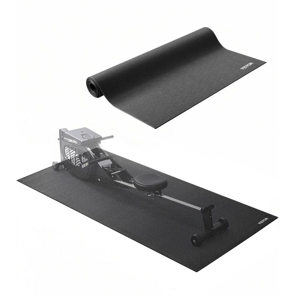 VEVOR Treadmill Mat for Carpet Floor, 1/4 in. Thick, 30 in. x 60 in ...