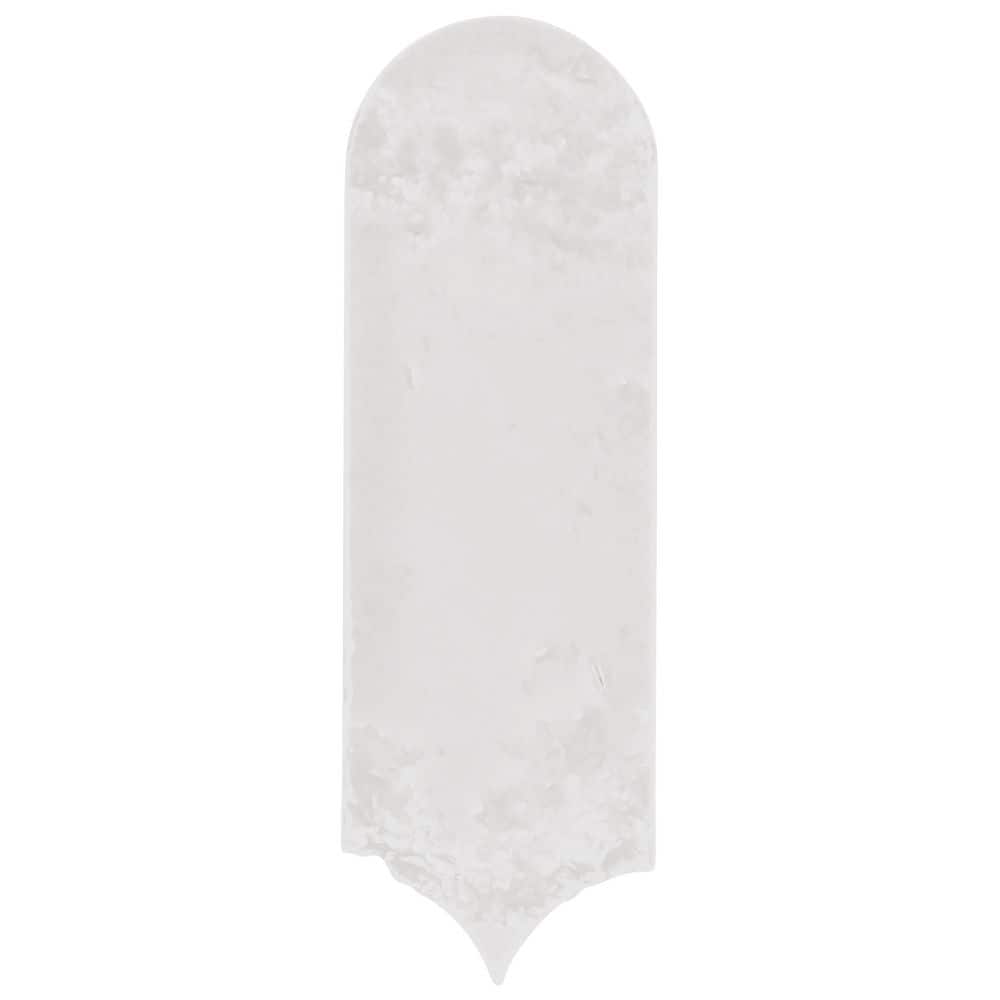 Ivy Hill Tile Aerial Cloud White 3 in. x 0.35 in. Textured Glossy ...