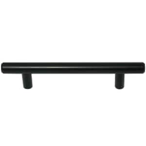 Laurey Melrose 7-9/16 in. Center to Center Matte Black Cylindrical Bar ...