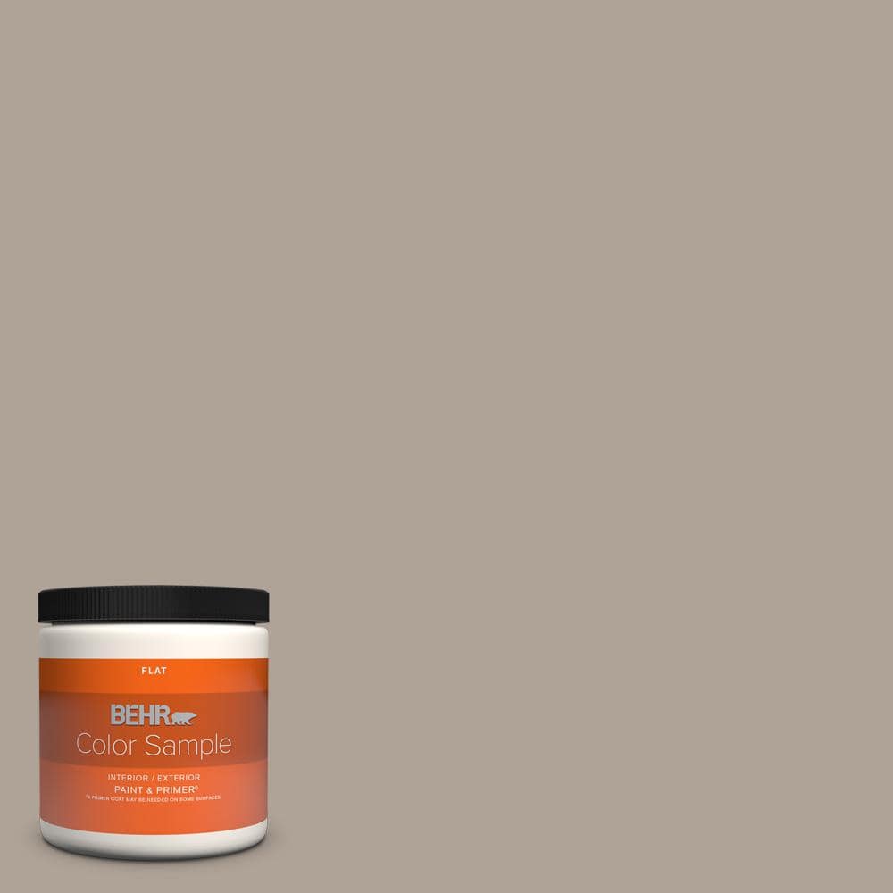 BEHR PREMIUM PLUS 8 oz. #MQ2-56 Abbey Stone Flat Interior/Exterior ...