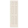 JELD-WEN 30 in. x 78 in. 6 Panel Colonist Primed Textured Molded ...
