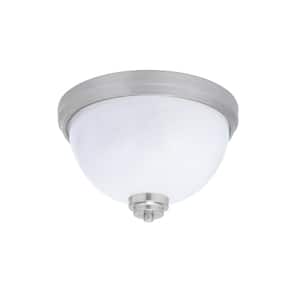 Generation Lighting Issen 2-Light Satin Nickel Flush Mount FM504SN ...