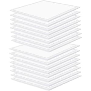 Honbei 2 ft. x 2 ft. 5800 Lumens Integrated LED Panel Light, 5000K 2x2 ...