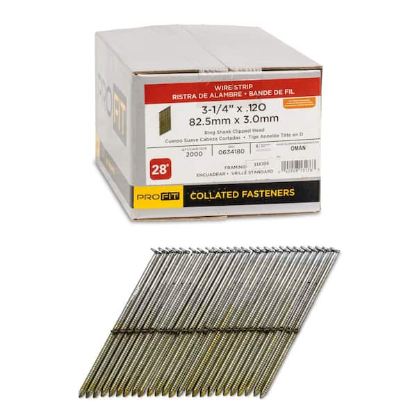 28 degree - Collated Framing Nails - The Home Depot