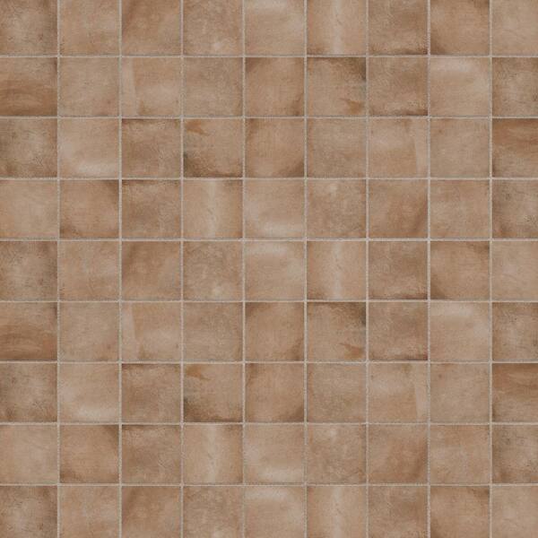 Merola Tile Laverton Taco Nieve 2 in. x 2 in. Porcelain Floor and Wall ...