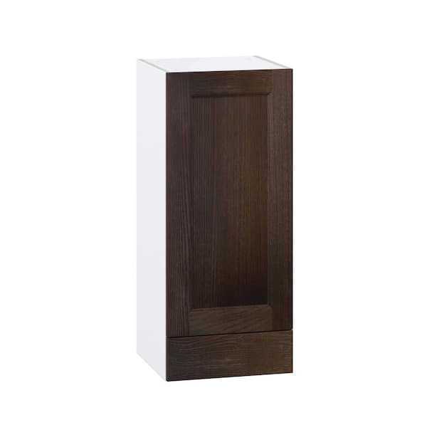 J COLLECTION Lincoln Chestnut Solid Wood Assembled Wall Kitchen Cabinet ...