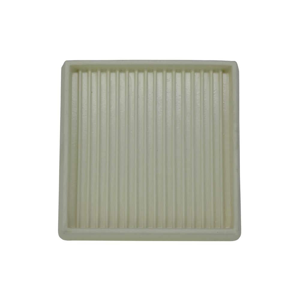 Shepherd 3 in. Off-White Square Smooth Rubber Floor Protector Furniture ...