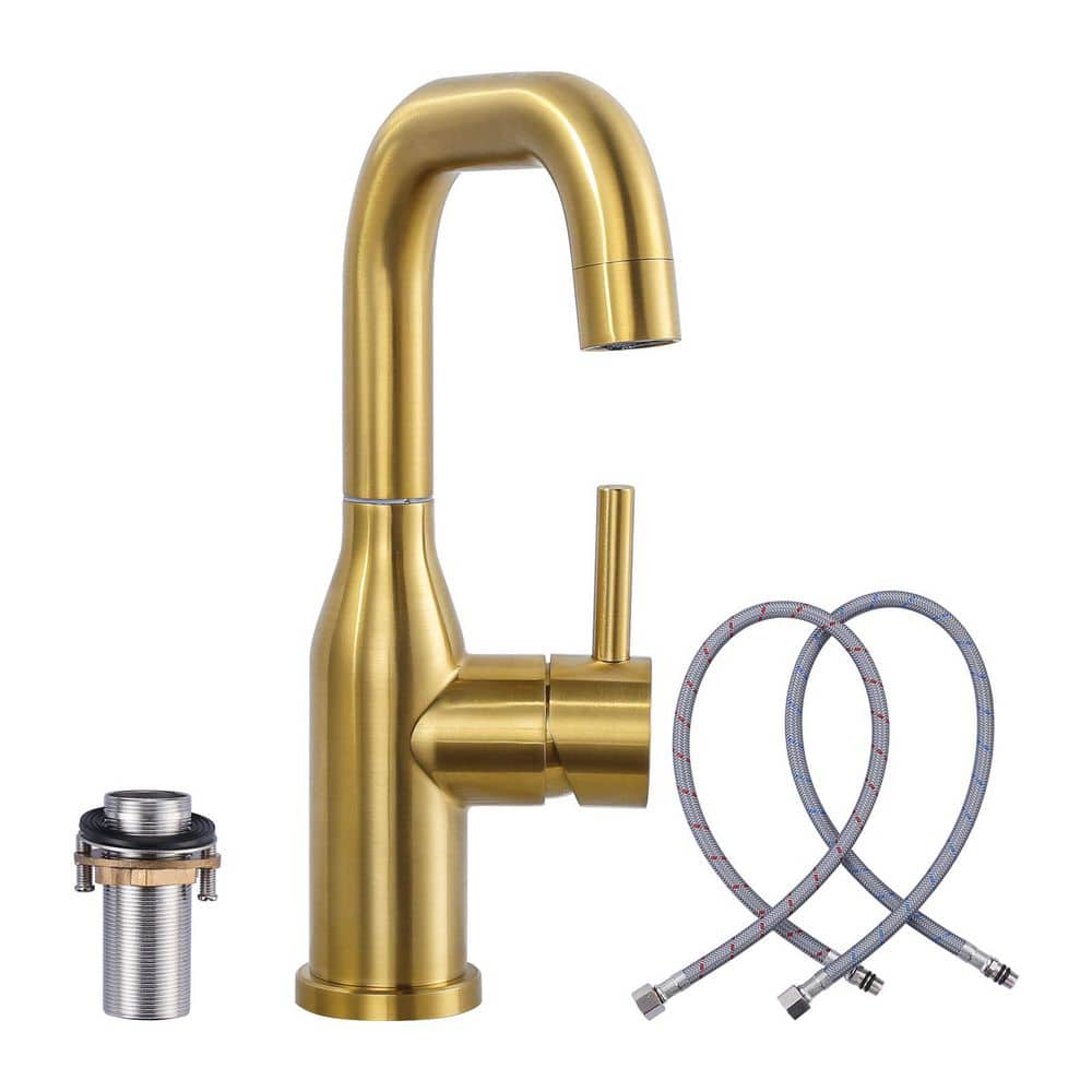 IVIGA 9.3 in. Single Hole Single-Handle Bar Faucet With Swivel Spout in ...