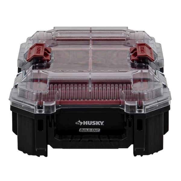 Husky Build-Out Modular Tool Storage 6-Compartment Deep Organizer ...