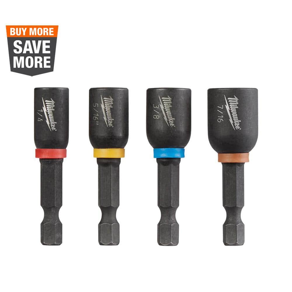 Milwaukee SHOCKWAVE Impact Duty 1-7/8 in. Alloy Steel Magnetic Nut ...