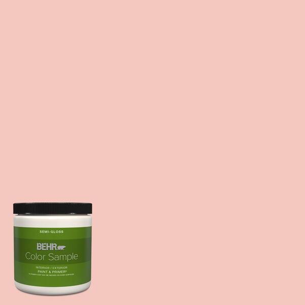 BEHR PREMIUM PLUS 8 oz. #M170-2 Prairie Rose Semi-Gloss Interior ...